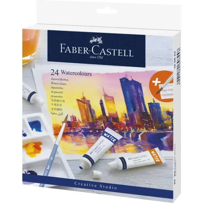 FABER CASTELL Set vodenih boja u tubi 24/1 169624