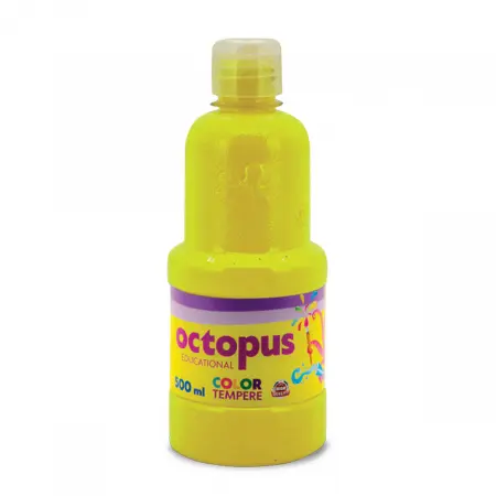 OCTOPUS Tempera 500ml UNL-1132 žuta