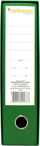 OPTIMUM Registrator A4 Normal zeleni