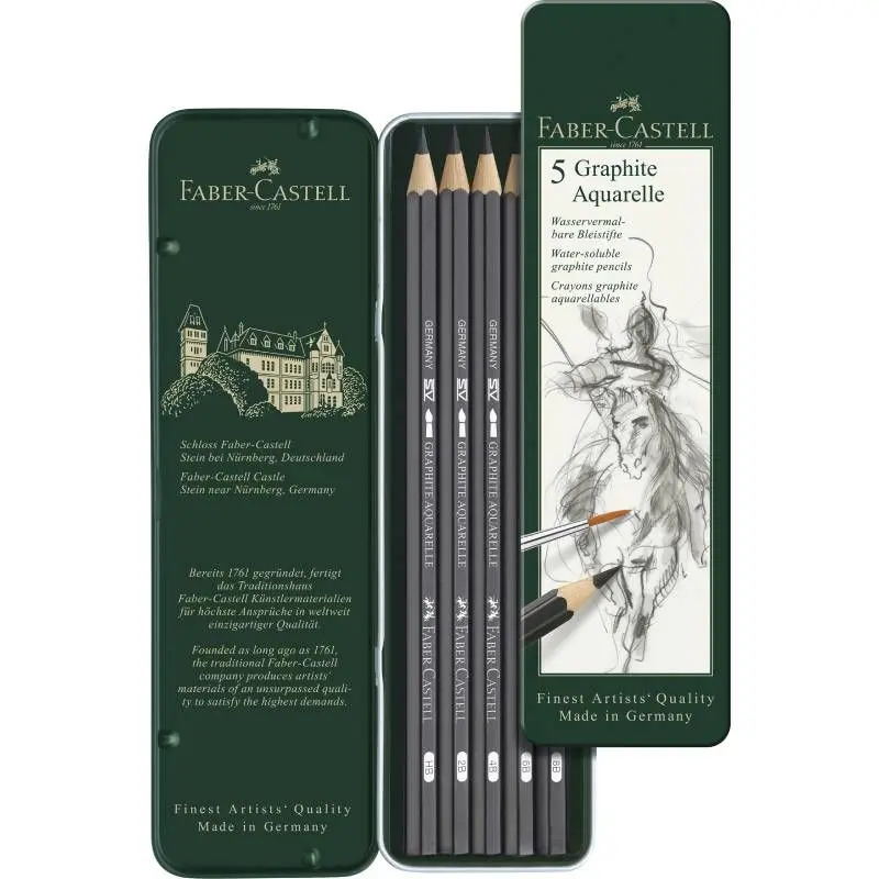 FABER CASTELL Grafne olovke za crtanje aquarelle 5/1 117805