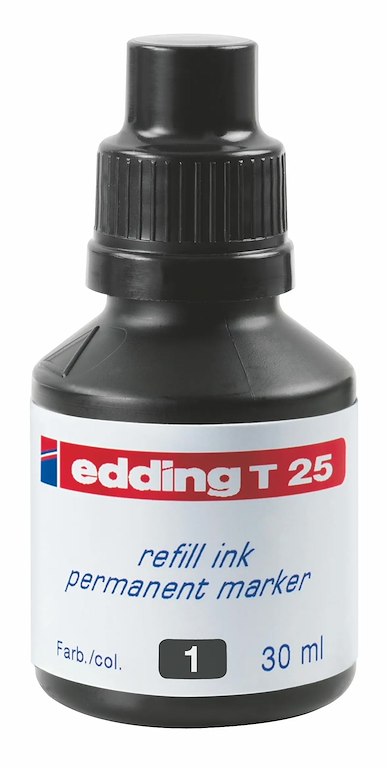 EDDING Boja za markere E-T25 30ml crna