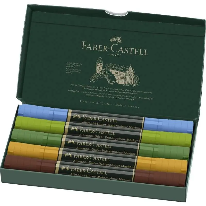 FABER CASTELL Marker Albrecht Durer 5/1 ct wallet Plein Air
