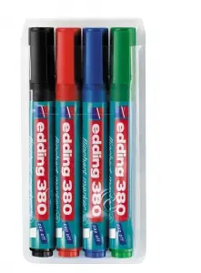 EDDING Set zaobljenih markera Flipchart 380 1.5-3mm 1/4 šareni