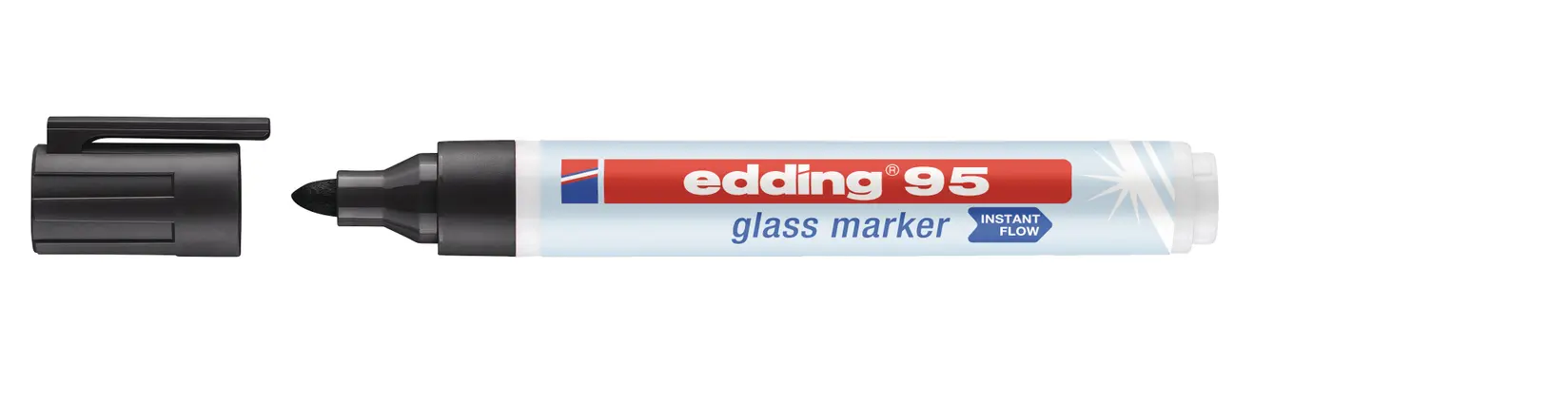 EDDING Zaobljeni marker za staklenu tablu E-95 1.5-3mm crni