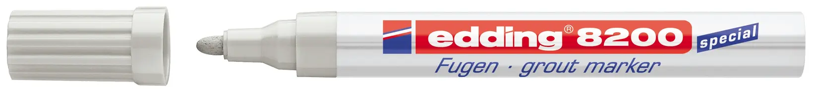 EDDING Marker za fuge E-8200 2-4mm srebrno-sivi