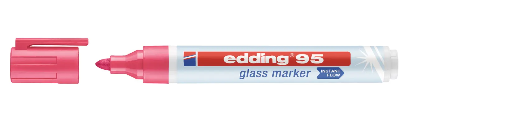 EDDING Zaobljeni marker za staklenu tablu E-95 1.5-3mm rozi