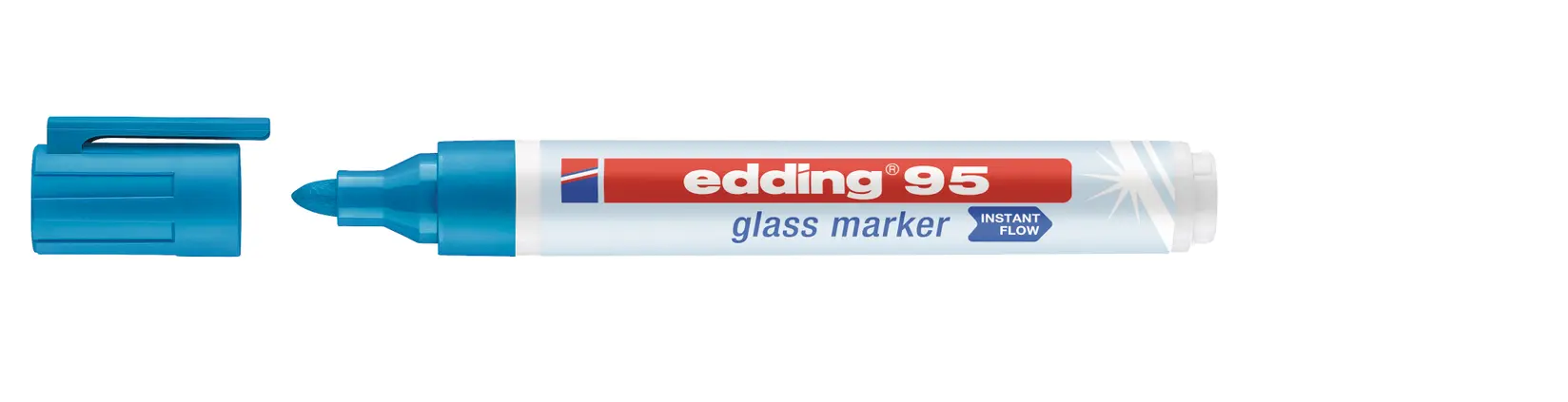 EDDING Zaobljeni marker za staklenu tablu E-95 1.5-3mm svetlo plavi