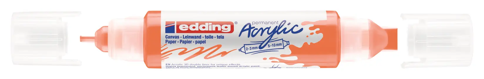 EDDING Akrilni marker double-liner sa dva vrha E-5400 neon narandžasti