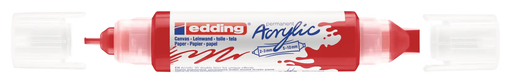 EDDING Akrilni marker double-liner sa dva vrha E-5400 crveni