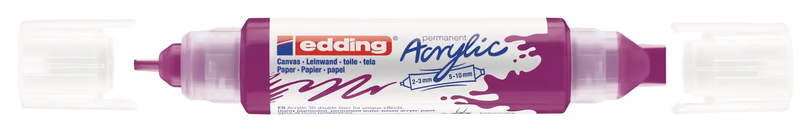 EDDING Akrilni marker double-liner sa dva vrha E-5400 borovnica