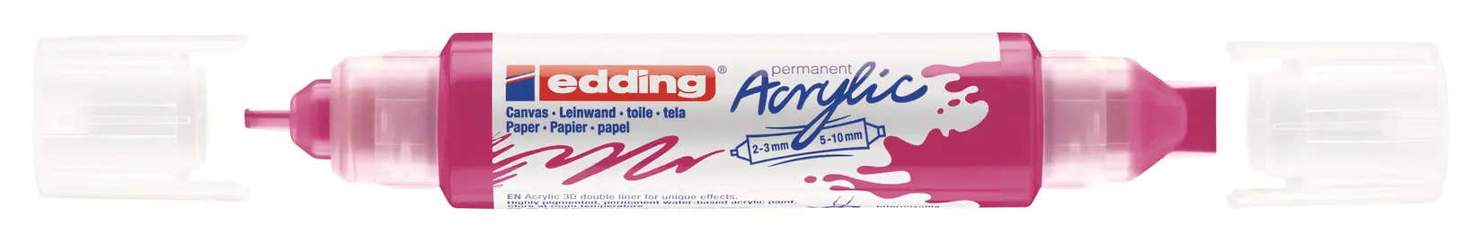 EDDING Akrilni marker double-liner sa dva vrha E-5400 magenta