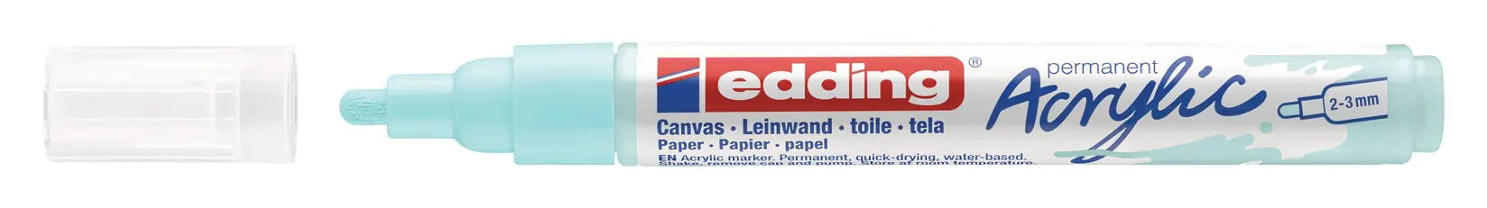 EDDING Akrilni marker medium 2-3mm obli vrh E-5100 svetloplavi