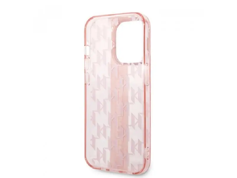 KARL LAGERFELD FUTROLA ZA IPHONE 14 PRO MAX MONO VERTICAL STRIPE PINK (KLHCP14XHKLSPCP)