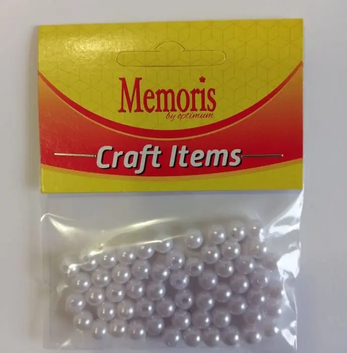 MEMORIS Craft biseri 5/1 beli