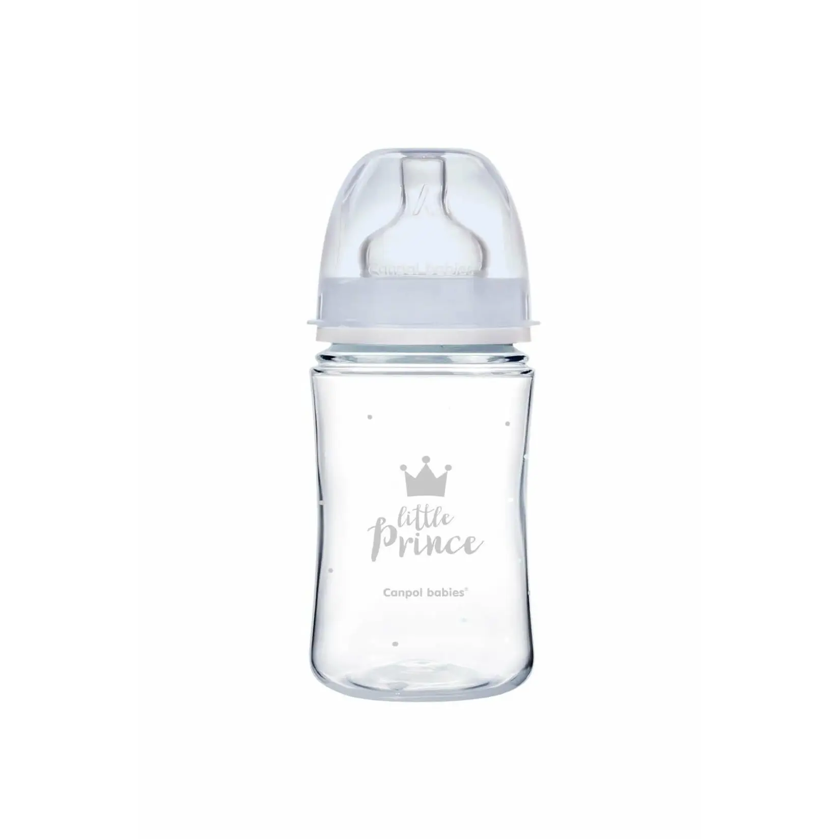 CANPOL BABIES Flašica za bebe Wide Neck Easy pp Royal Baby 35/234 240 ml plava