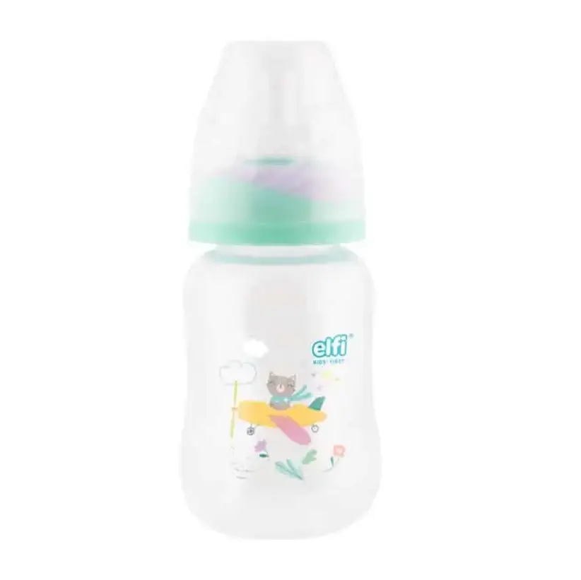 ELFI Plastična flašica Super Clear FUN IN THE PARK 125 ml zelena