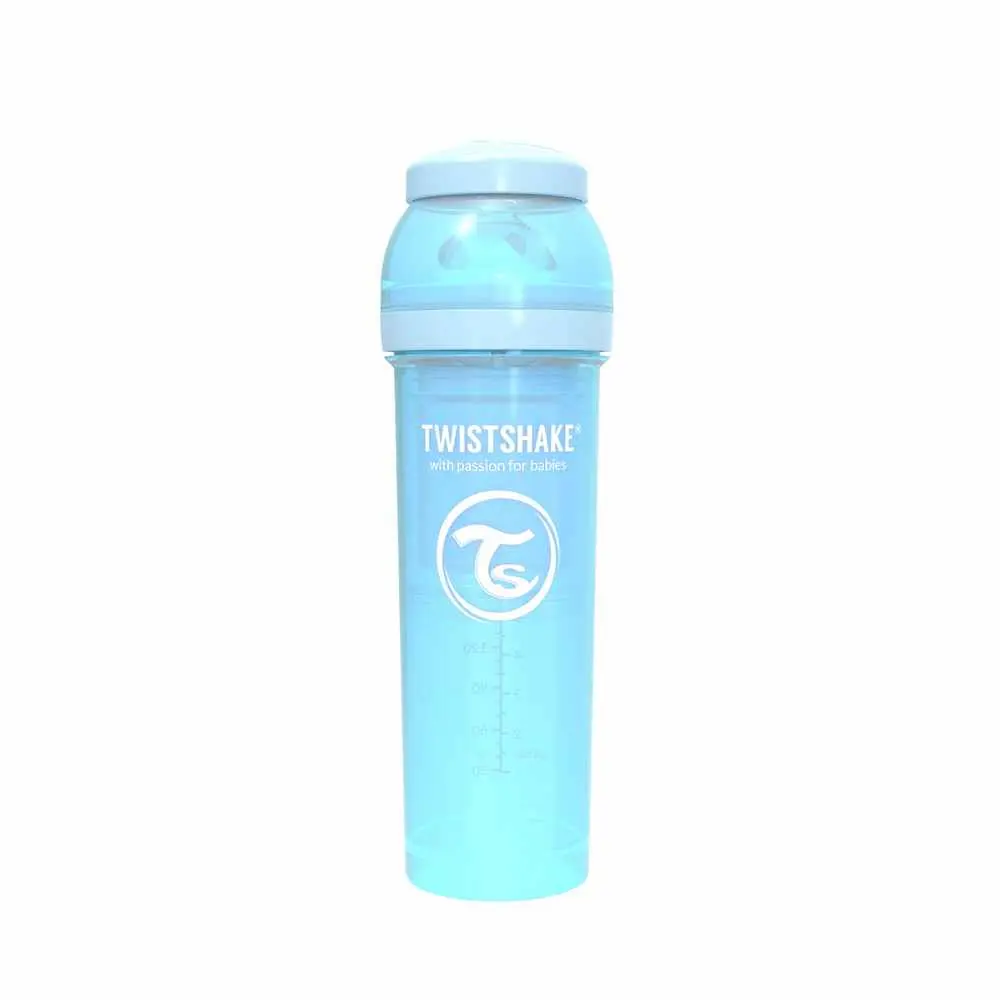 TWISTSHAKE Flašica za bebe 330ml svetloplava