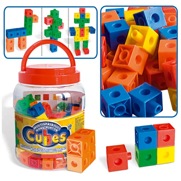 PERTINI Konstruktor multispajajući cubes u tegli