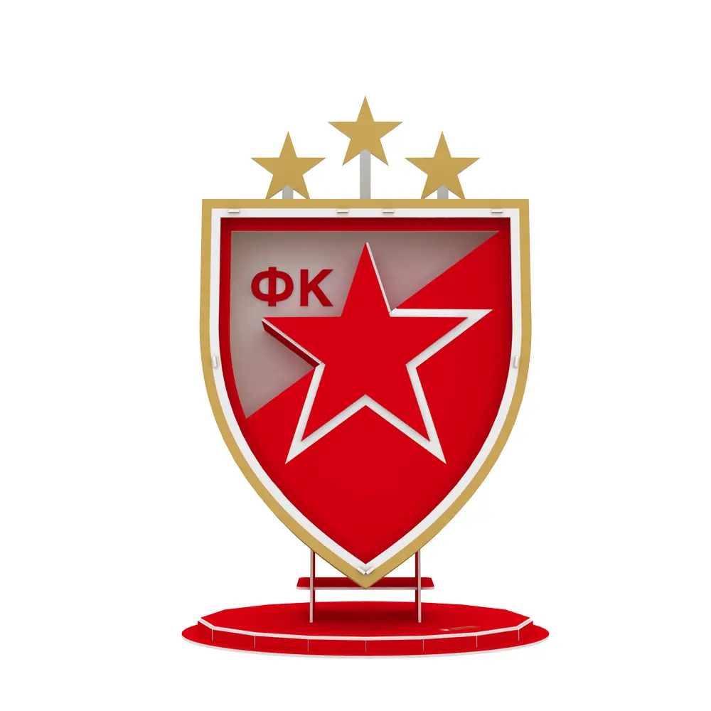 3D Puzzle grb FK Crvena Zvezda
