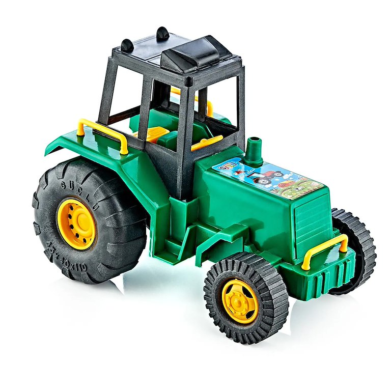 Plastični traktor zeleni