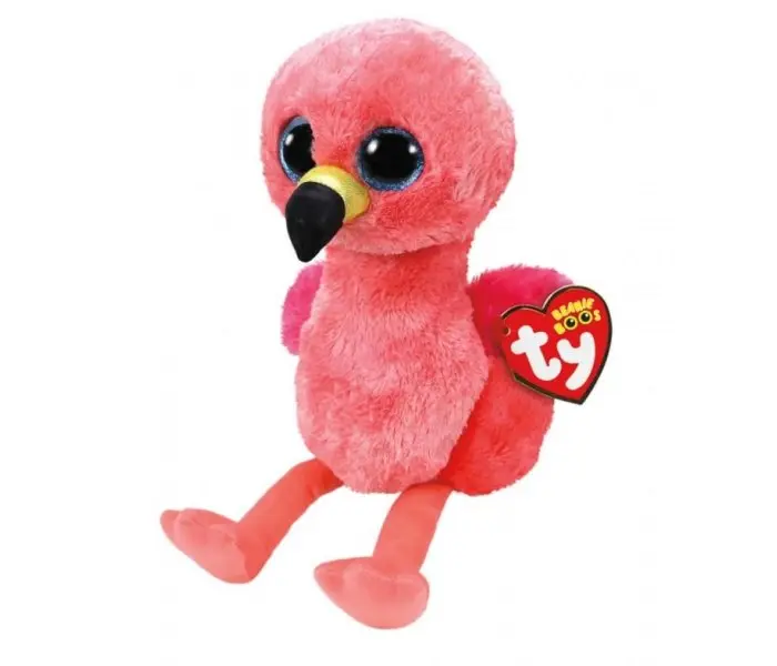 TY Plišana igračka flamingo Beanie Boos Gilda roze