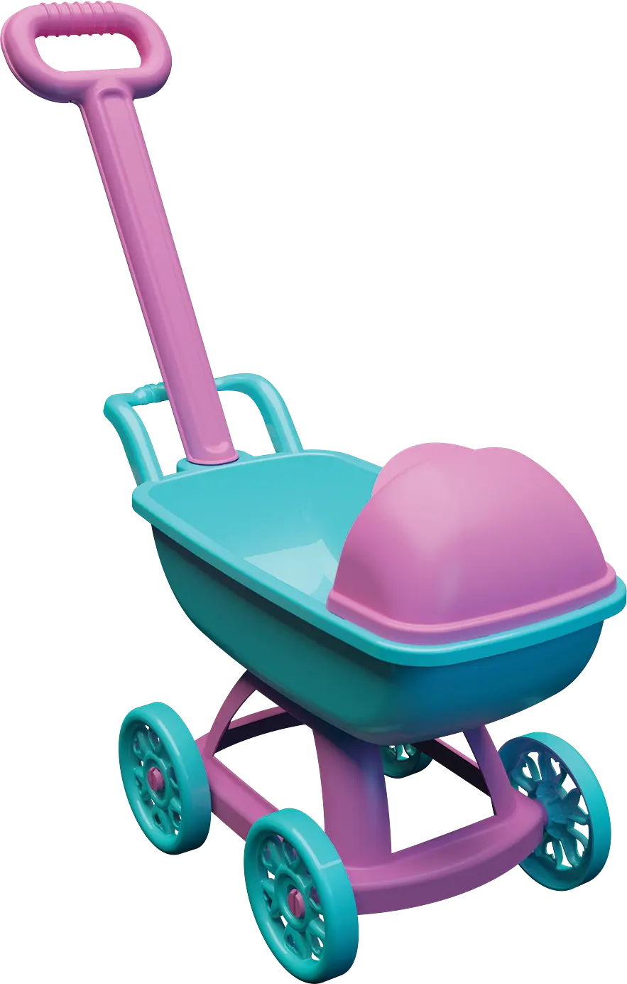 Mini kolica za bebu igračku