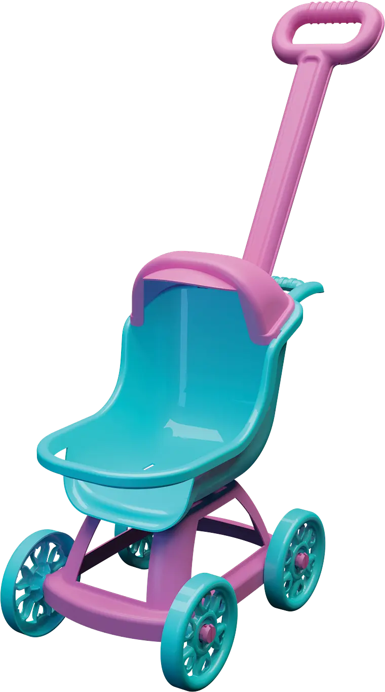 Mini kolica za bebu sa zaštitom od sunca