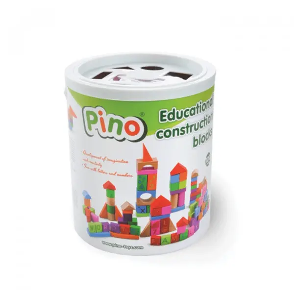 PINO TOYS Edukativne kocke blokovi 100 komada