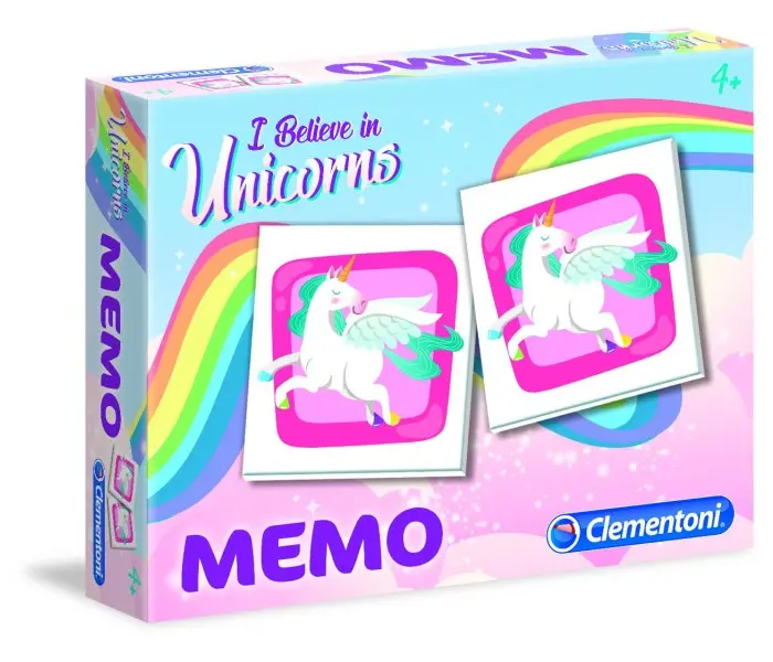 CLEMENTONI Memo Kreativni set za devojčice Jednorog