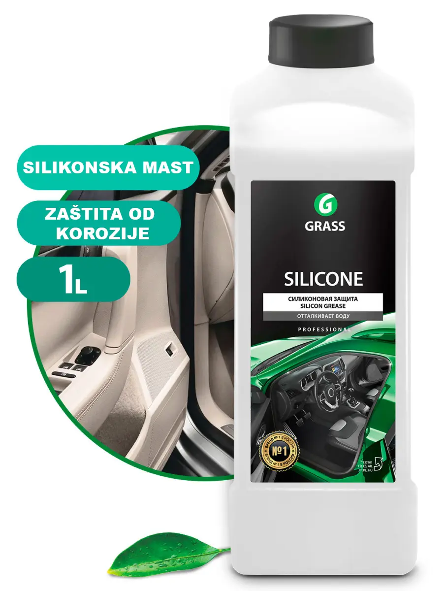 GRASS Silikonska mast za podmazivanje gumenih i plastičnih delova automobila 1L