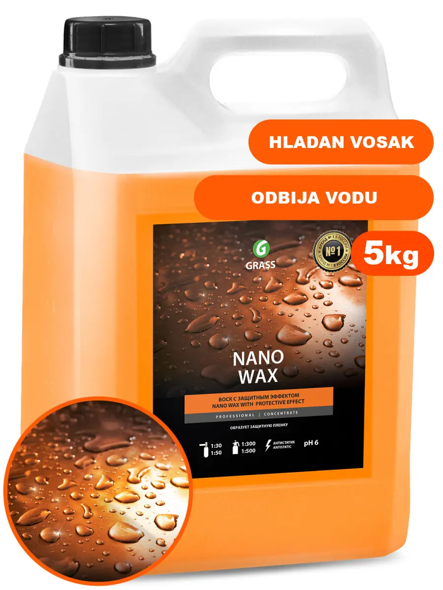 GRASS Vosak za automobil Nano 5kg