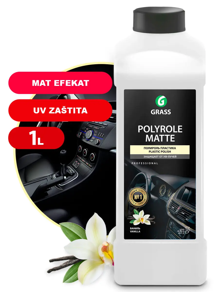 GRASS Sredstvo za čišćenje i poliranje kontrolne table Vanilla 1L