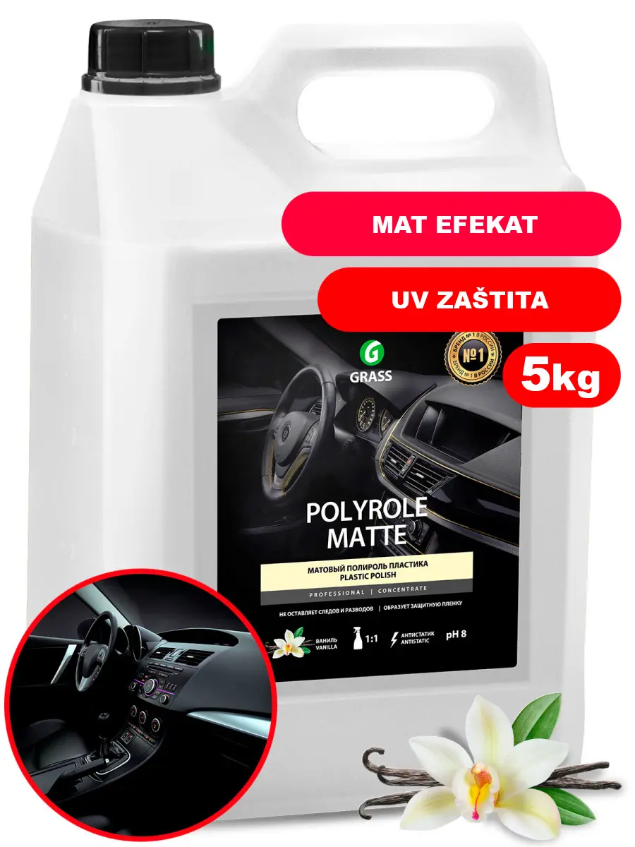 GRASS Sredstvo za čišćenje i poliranje kontrolne table Vanilla 5kg