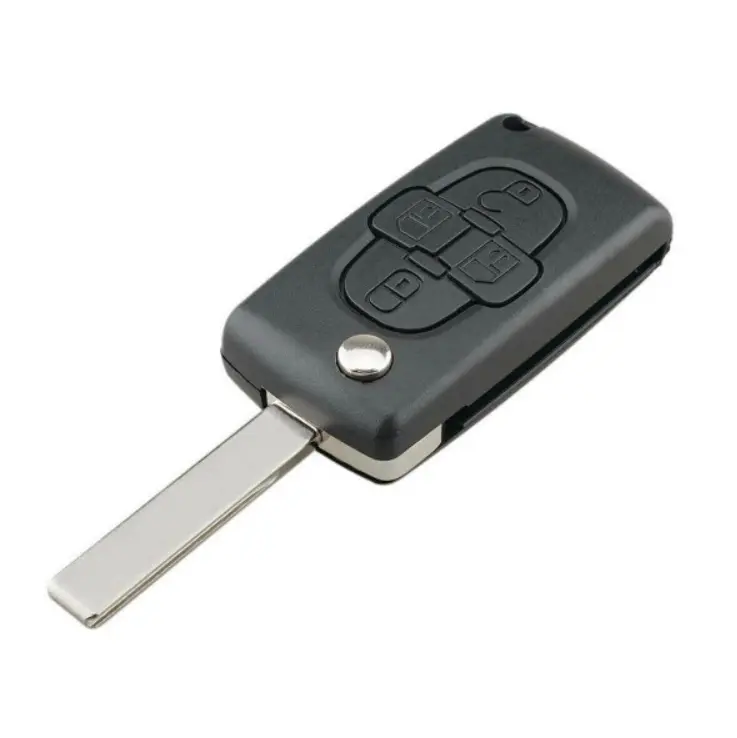 CAR 888 ACCESSORIES Kućište oklop ključa 3 dugmeta za Peugeot/Citroen Hu83/Ce0523 crno