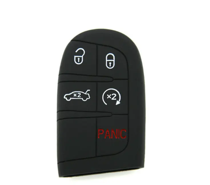 CAR 888 ACCESSORIES Silikonska navlaka za ključeve Land Rover crna