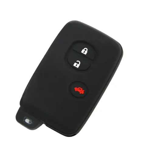 CAR 888 ACCESSORIES Silikonska navlaka za ključeve Toyota crna