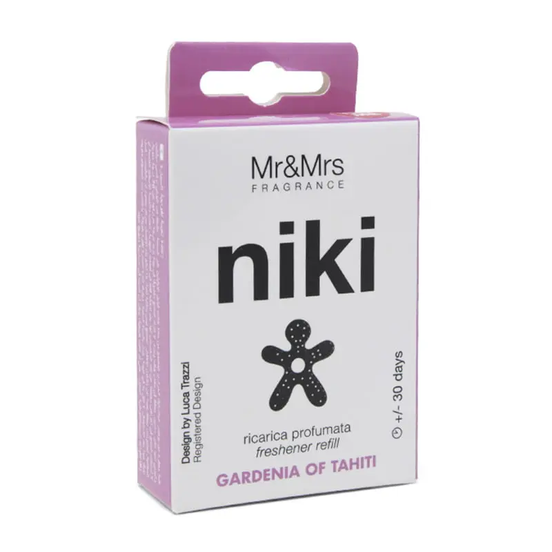 MR & MRS FRAGRANCE Dopuna za miris za auto Niki Refill Gardenia of Tahiti