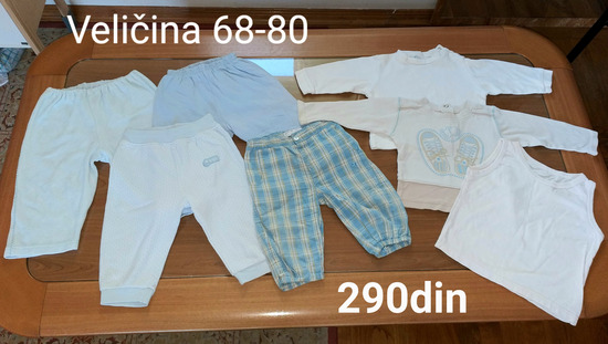 Pidžama majica pantalone za bebe dečake br. 68-80