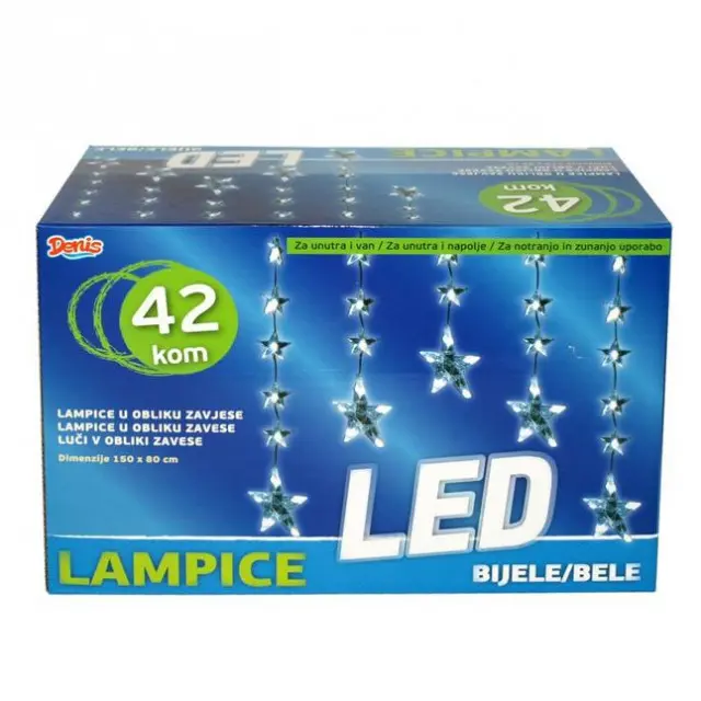 DENIS Led lampice zavesa 42 komada