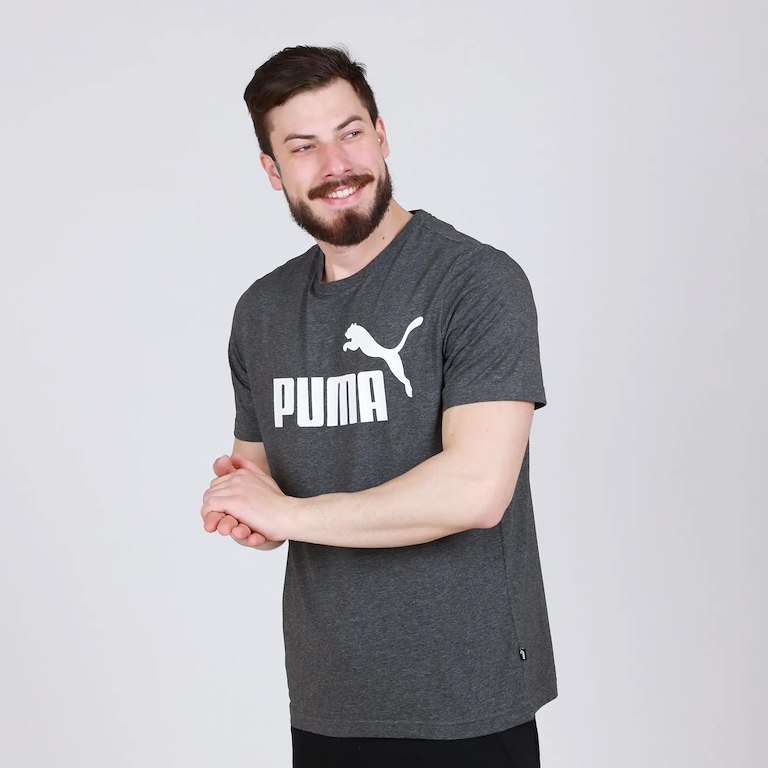 PUMA Muška majica ESS HEATHER TEE 586736-01 tamnosiva