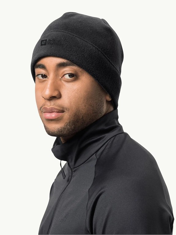 JACK WOLFSKIN Sportska kapa VERTIGO Beanie crna