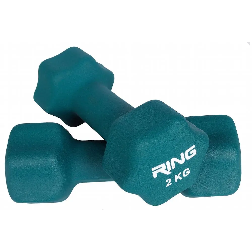 RING set bučica 2x2kg neopren