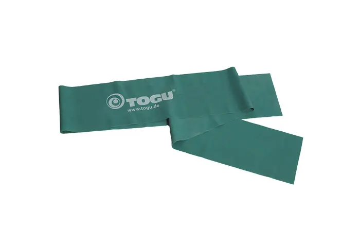 TOGU Elastična traka za vežbanje Theragym powerband 15x240cm zelena