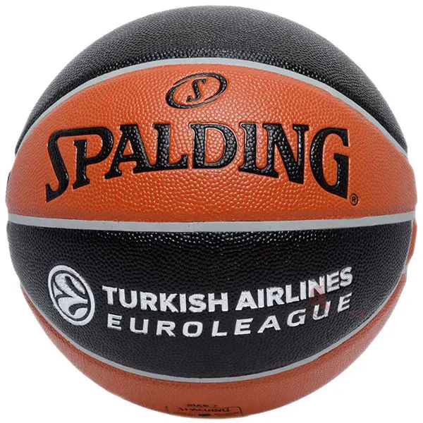 SPALDING Košarkaška lopta evrolige TF-500 Ind/Out narandžasto-crna