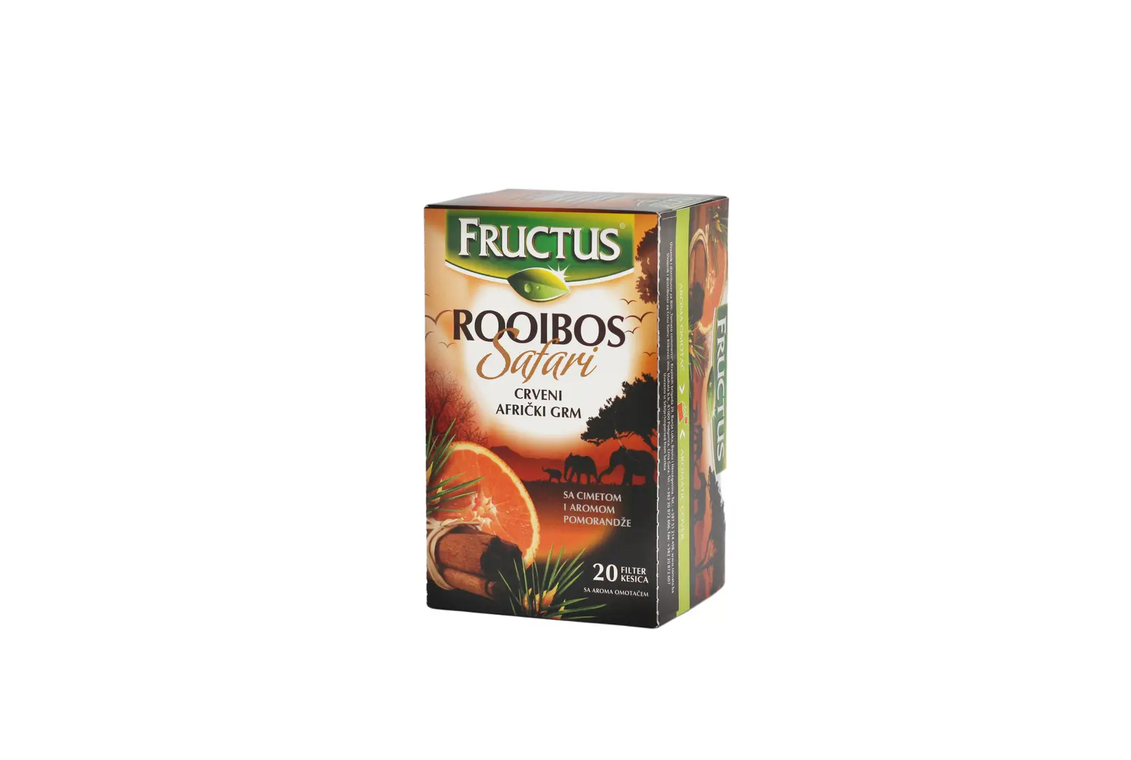 FRUCTUS Čaj Rooiboss safari 30g, 20x1.5g