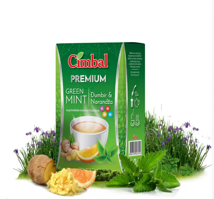 CIMBAL Čaj Green Mint, Đumbir & Narandža