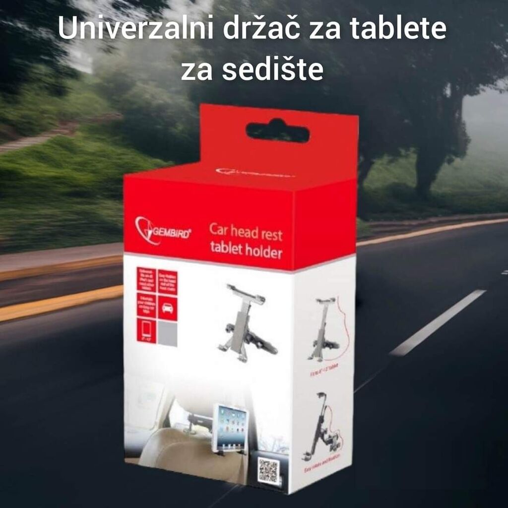 Cena 1399din TA-CHHR-02 Gembird Univerzalni Auto drzac za tablete za