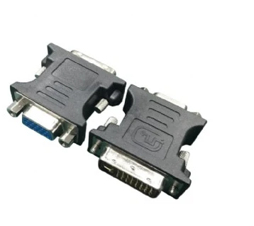 Gembird (A-DVI-VGA-BK) adapter DVI-I (muški) na VGA 15-pin (muški) crni