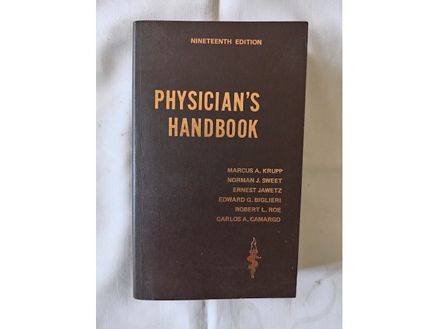 Physicians handbook (Priručnik lekara)