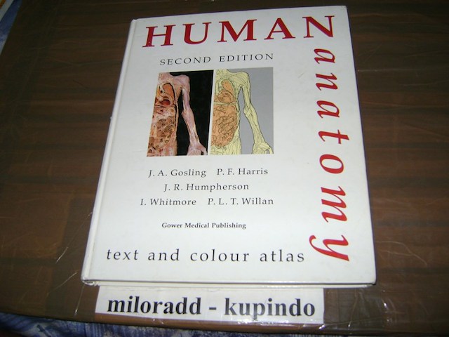 Human anatomy text and colour atlas